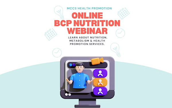 MCCS BCP Nutrition Education Webinar